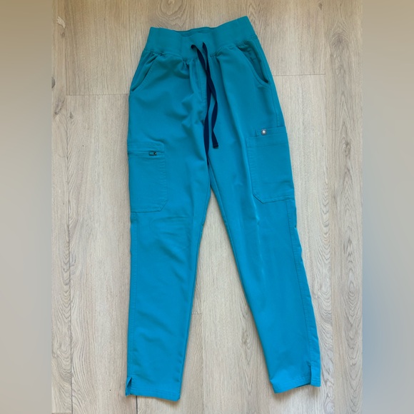 Figs | Pants | Figs Mens Aqua Cargo Pants | Poshmark